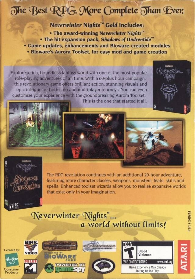 TGDB - Browse - Game - Neverwinter Nights Gold
