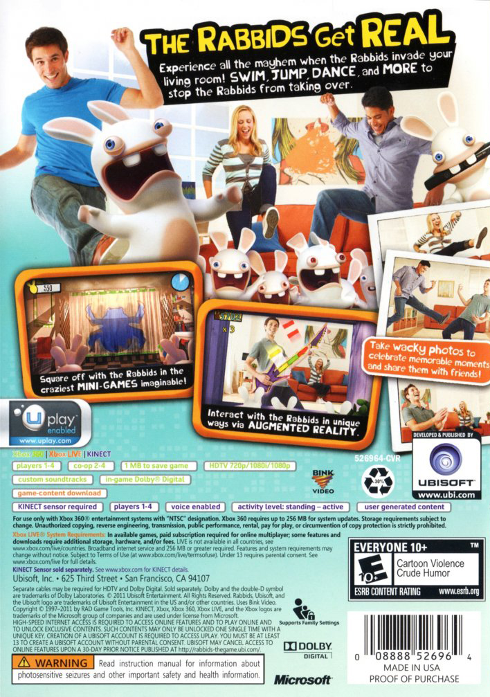 TGDB - Browse - Game - Raving Rabbids: Alive & Kicking