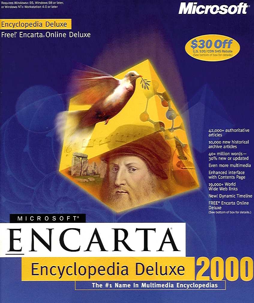 TGDB - Browse - Game - Microsoft Encarta: Encyclopedia Deluxe 2000