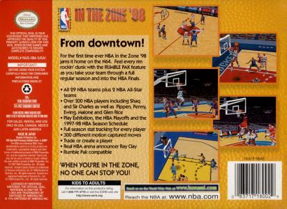 TGDB - Browse - Game - NBA In The Zone '98