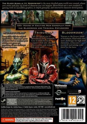 TGDB - Browse - Game - The Elder Scrolls III: Morrowind [Game of the ...