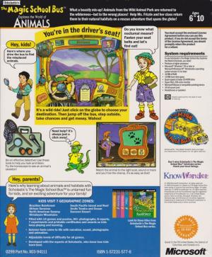 TGDB - Browse - Game - The Magic School Bus Explores the World of Animals